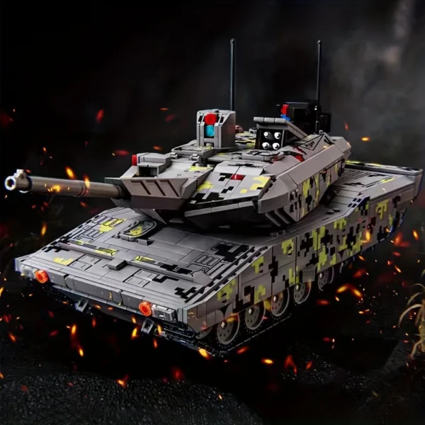 Brickvivid Panther Tank Building Blocks - Realistic Military Model ...