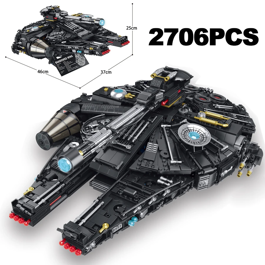 Brickvivid Star Wars Shadowed Wing: A Custom Starship Building Set ...