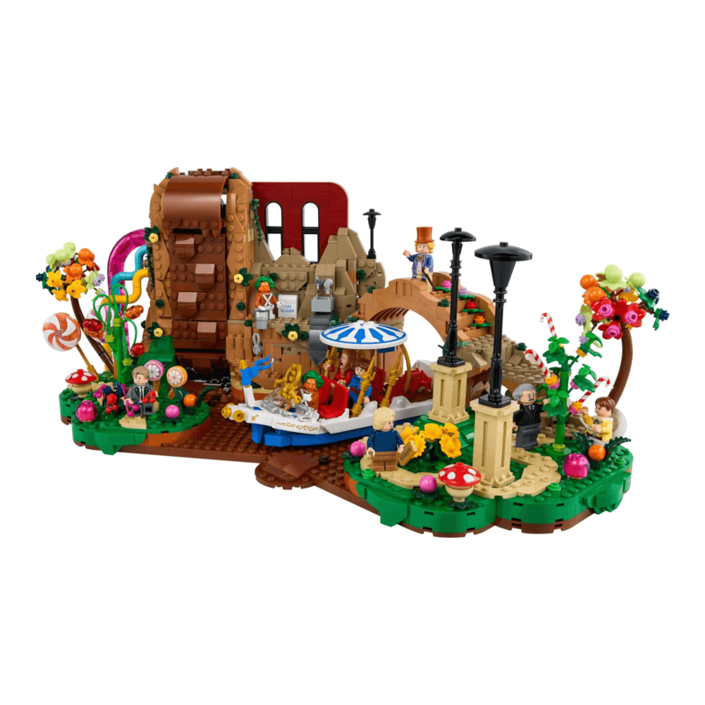Brickvivid Willy Wonka Building Set – Creative Chocolate Factory Kit ...